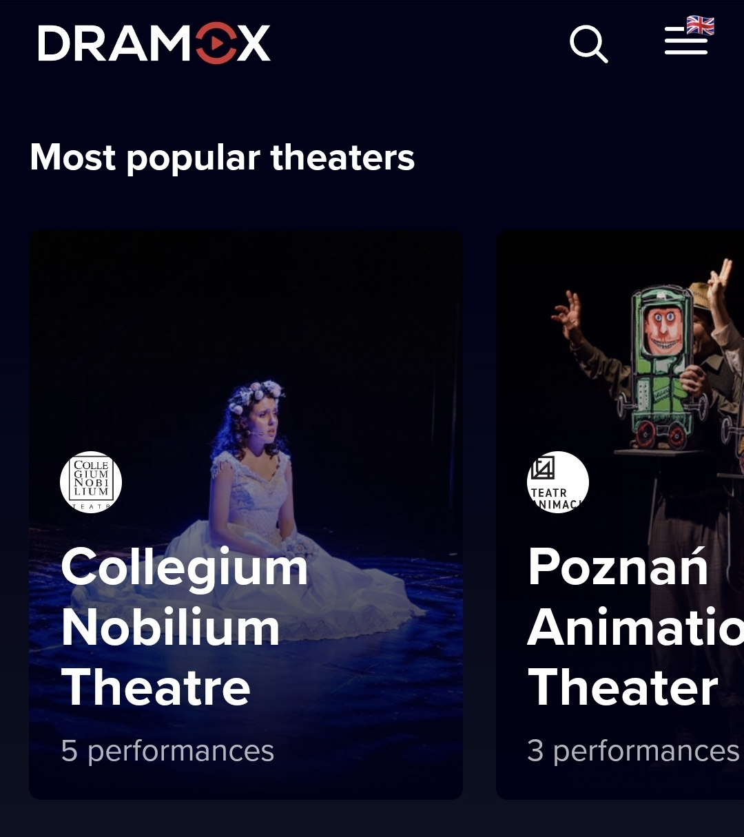 Dramox platforma Teatralna - Dom Polski BXL